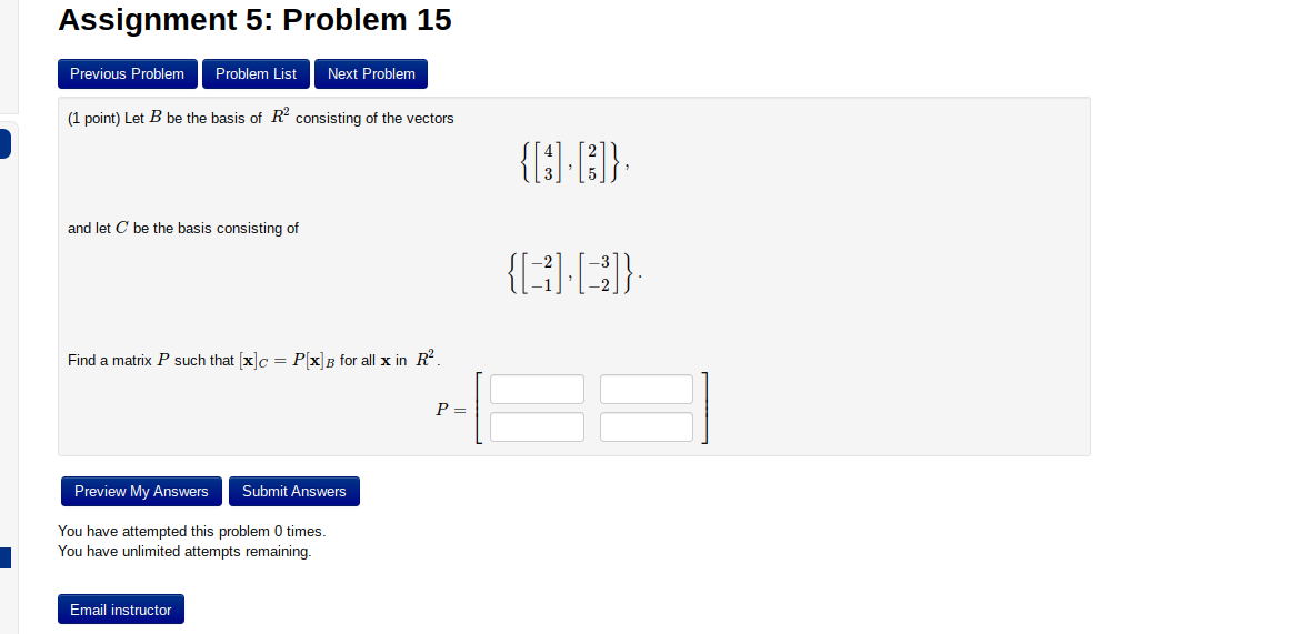 Solved Assignment 5 Problem 15 Previous Problem Problem 1685