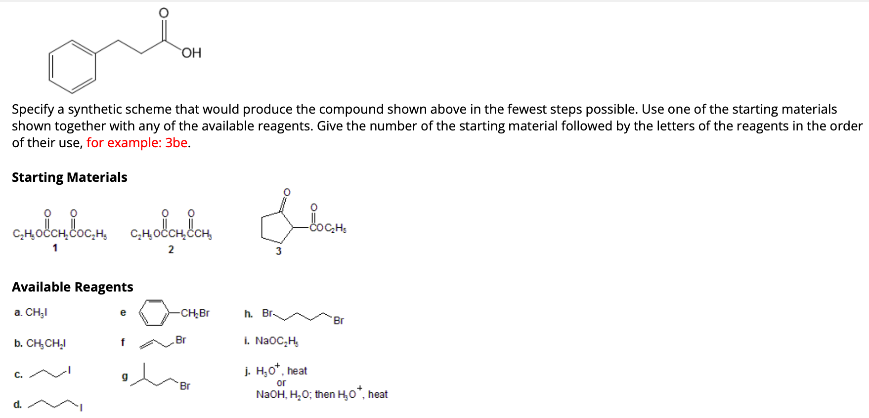 Solved Specify a synthetic scheme that would produce the | Chegg.com