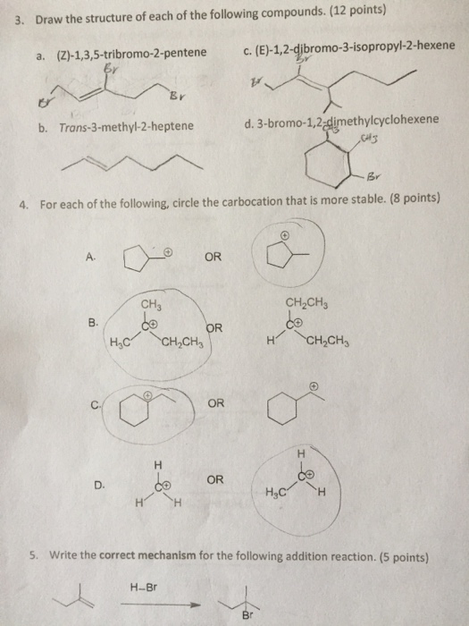 Solved Draw the structure of each of the following | Chegg.com