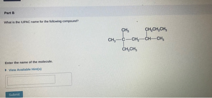 Solved Part A Sort each of the molecules shown into the bin | Chegg.com