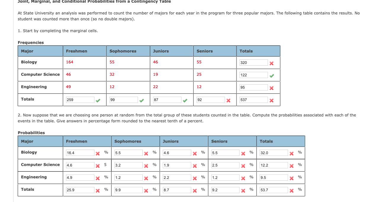 Solved student was counted more than once (so no double | Chegg.com