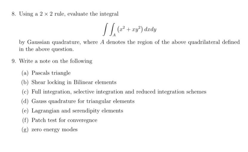 Solved 1. (a) What are incompatible elements. State the | Chegg.com