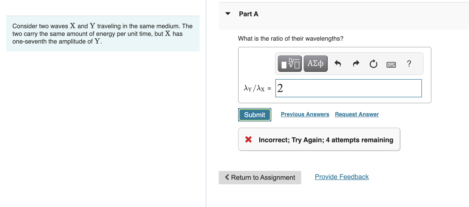 Solved Consider two waves X ﻿and Y ﻿traveling in the same | Chegg.com