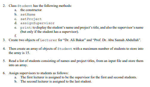 Solved Question 2 Consider the class diagram in Figure 4 | Chegg.com