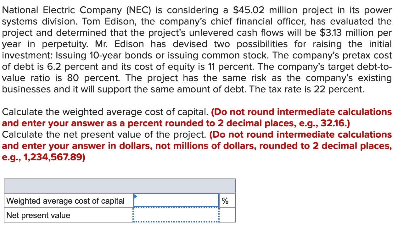 Solved If Wild Widgets, Inc., were an all-equity company, it | Chegg.com
