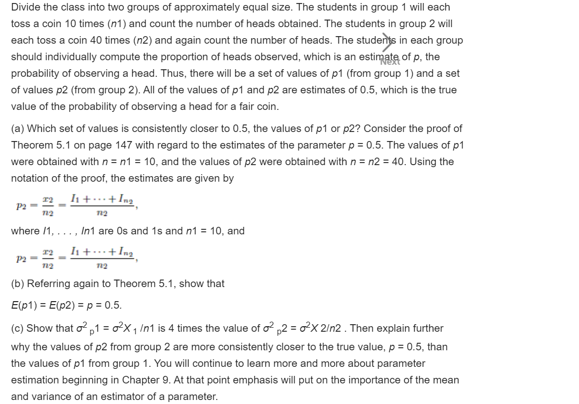 Divide the class into two groups of approximately | Chegg.com