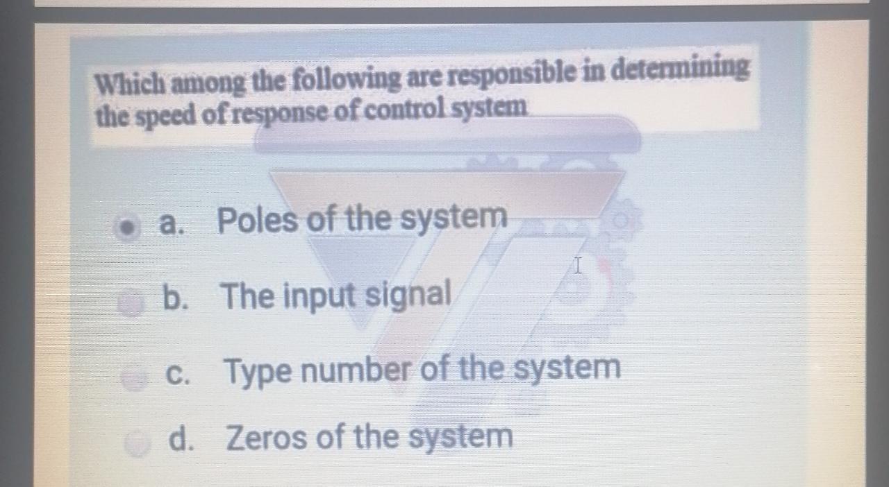 Solved Which among the following are responsible in | Chegg.com