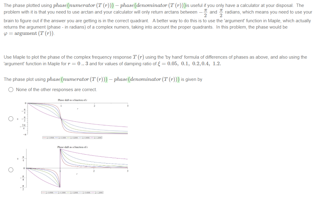 Solved Maple functions abs and argument are really good ways | Chegg.com
