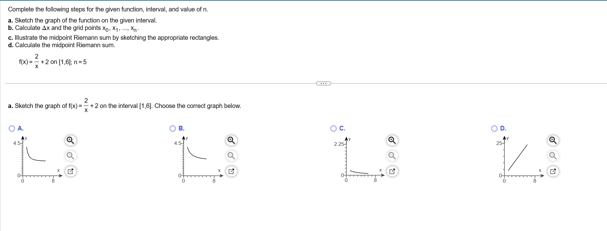 Solved Complete the following steps for the given function, | Chegg.com