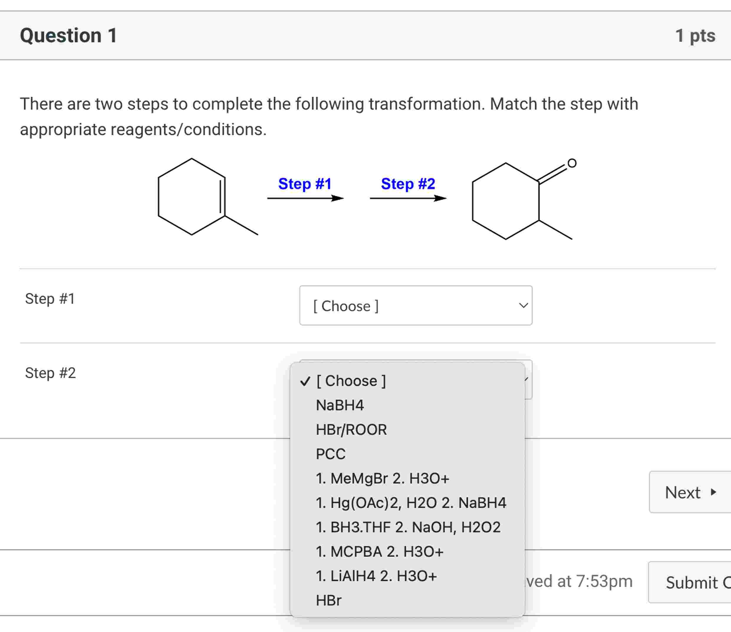 Solved There are two steps to ﻿complete the following | Chegg.com