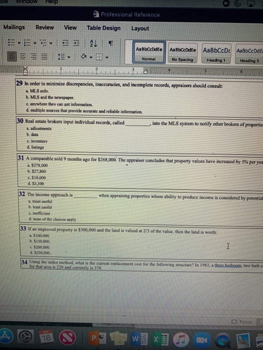 Solved Professional Reference Mailings ReviewView Table | Chegg.com