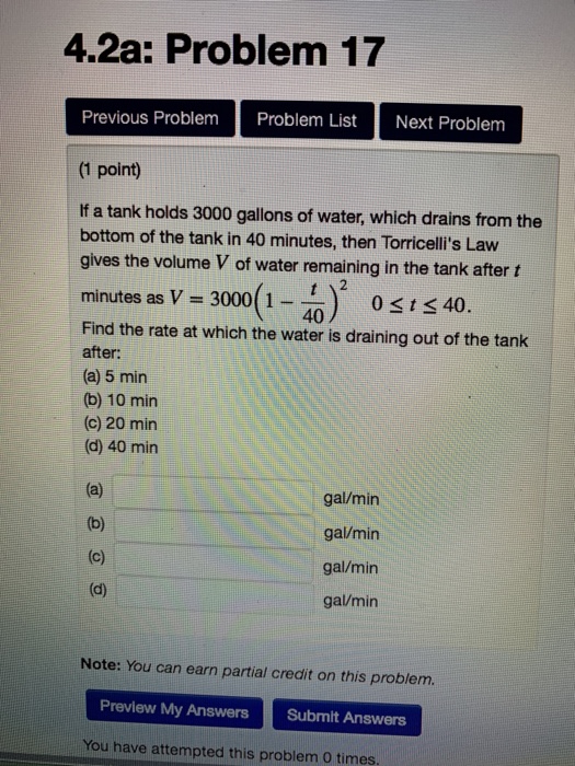 Solved 4.2a: Problem 17 Previous Problem Problem List Next | Chegg.com