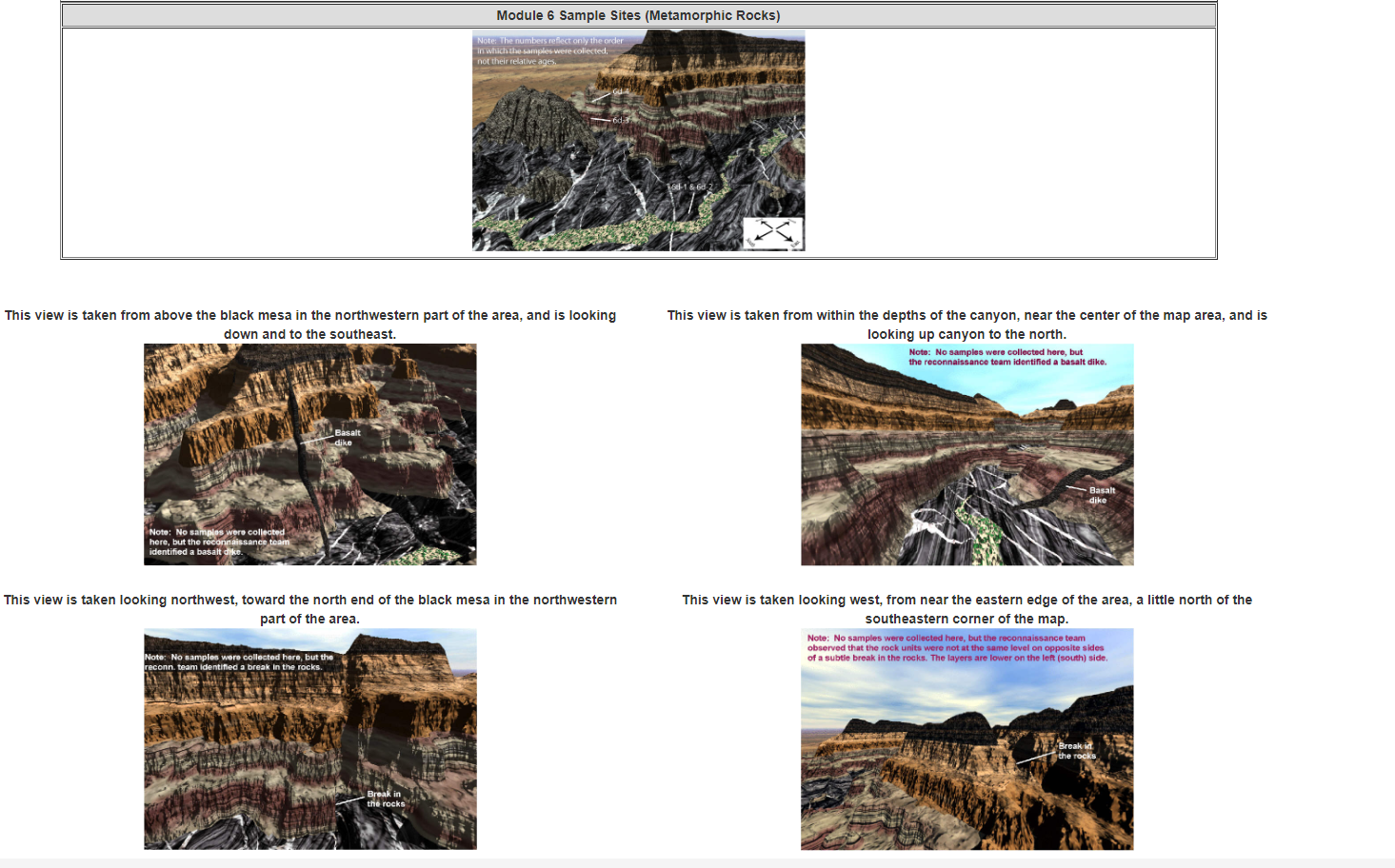 Solved Module 8. Reconstructing Geologic History Worksheet | Chegg.com