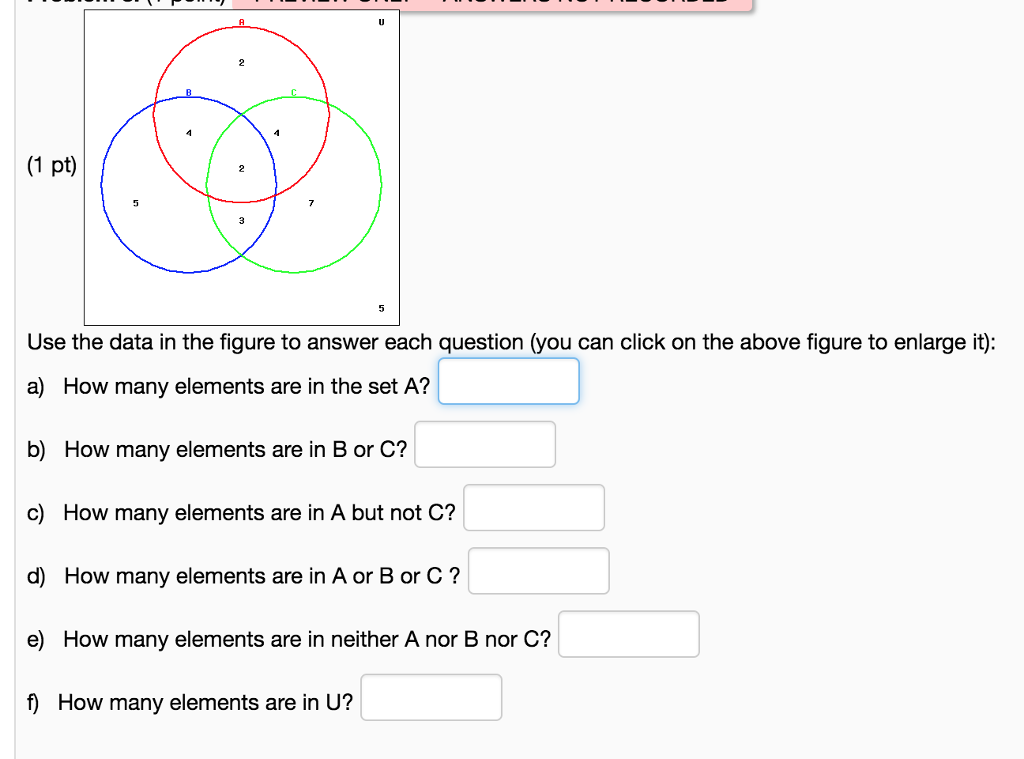 Solved (1 pt) Use the data in the figure to answer each | Chegg.com Solved (1 pt) Use the data in the figure to answer each | Chegg.com