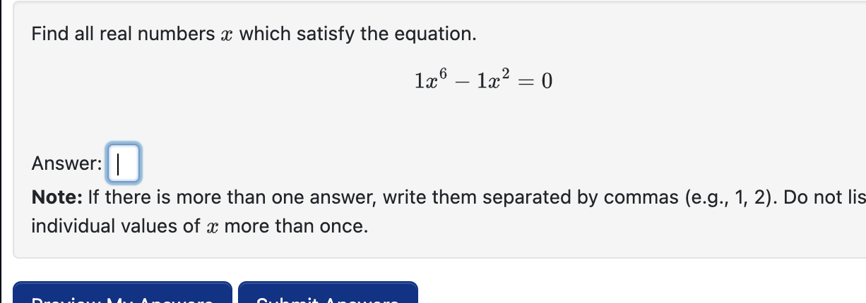 Solved Find all real numbers x ﻿which satisfy the | Chegg.com