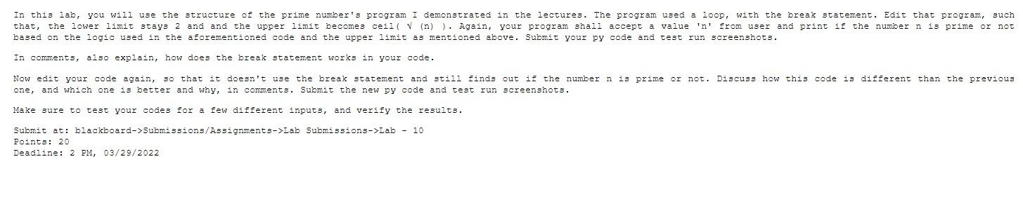 Solved # prime_number_checker.py # finds out if a number is | Chegg.com