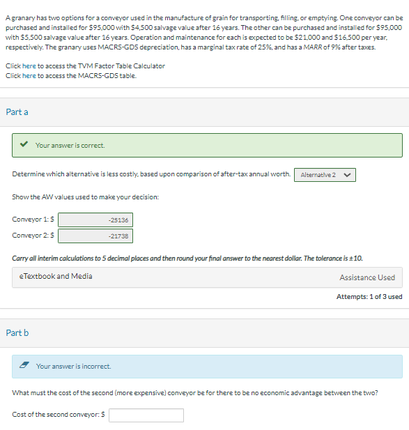 Solved ONLY DO PART B: The wording for the numbers you got | Chegg.com
