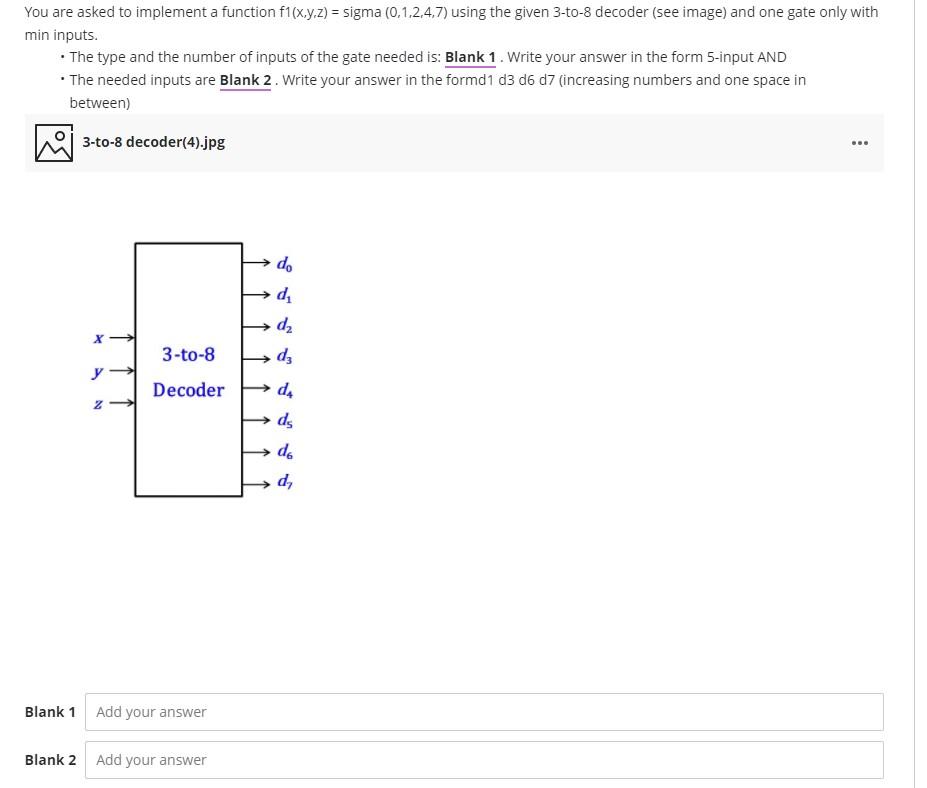 Solved You are asked to implement a function f1(x,y,z) = | Chegg.com