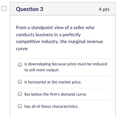 Solved D Question 1 4 pts Which statement below does not | Chegg.com