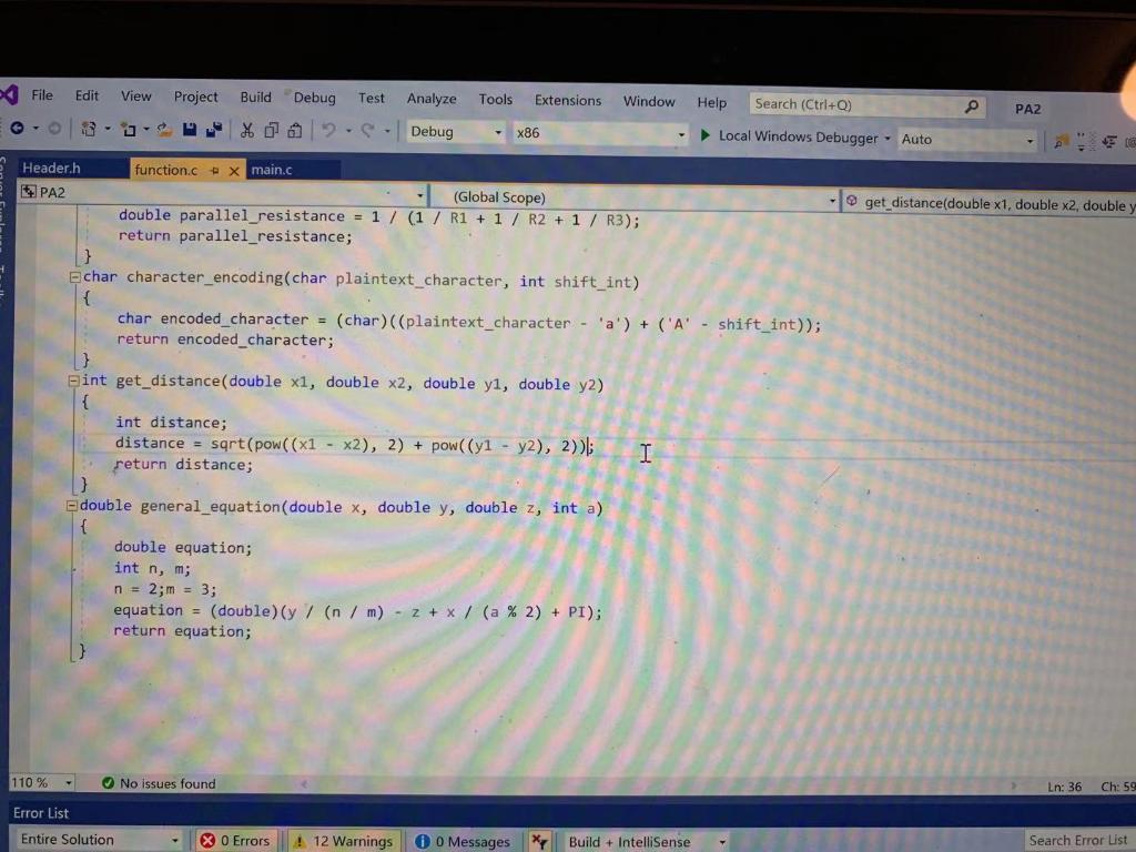 Solved D File Edit View Project Build Debug Test Analyze 