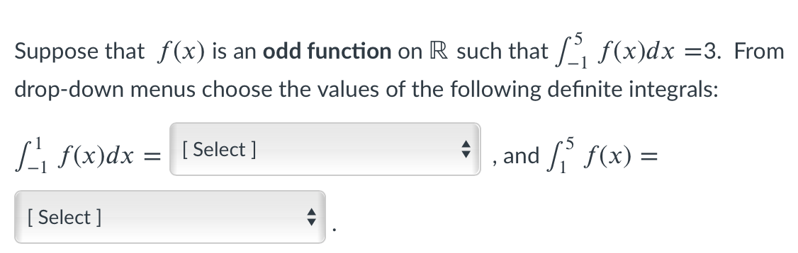 Solved Suppose that f(x) is an odd function on R such that | Chegg.com