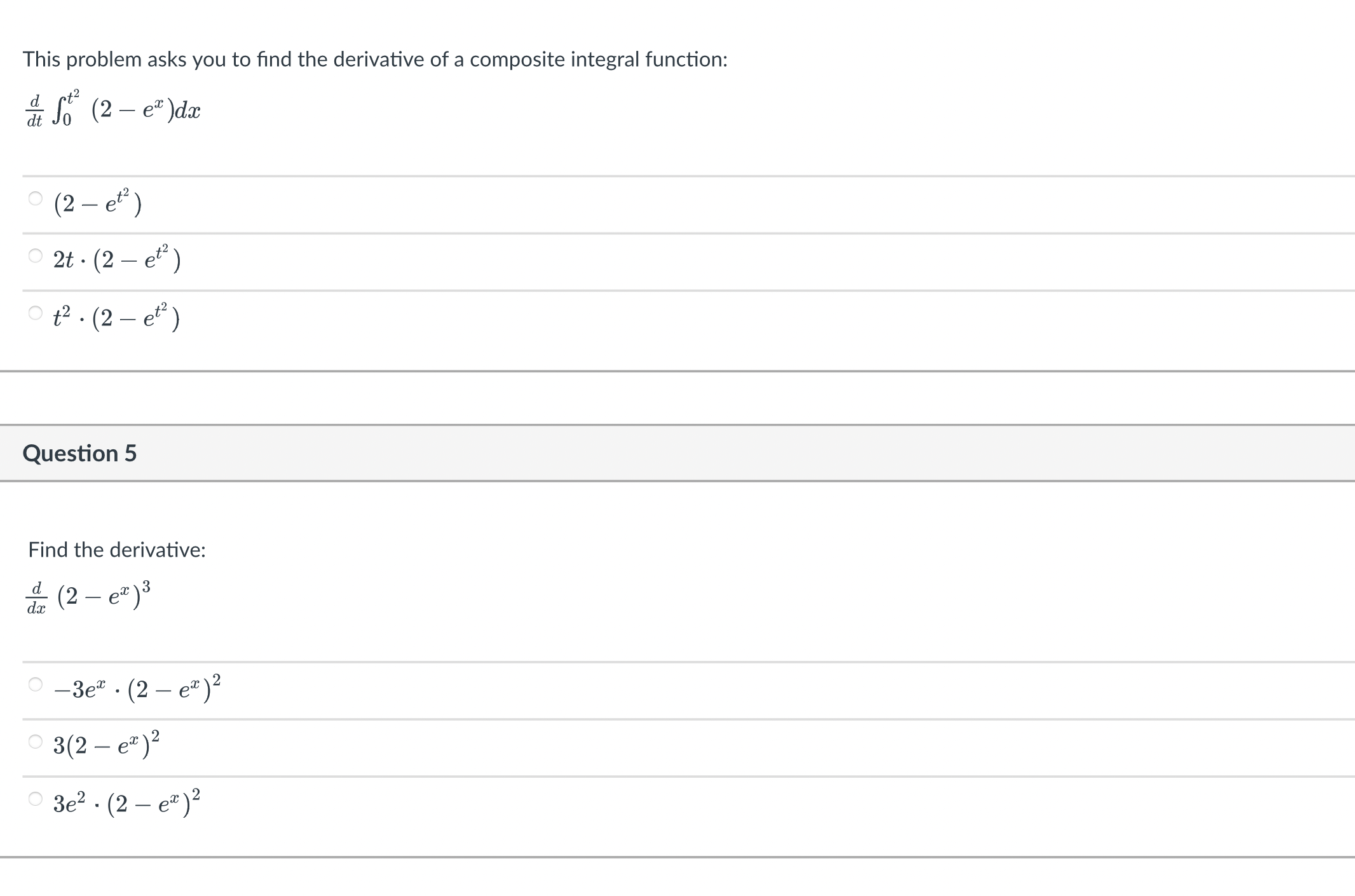 Solved This problem asks you to find the derivative of a | Chegg.com