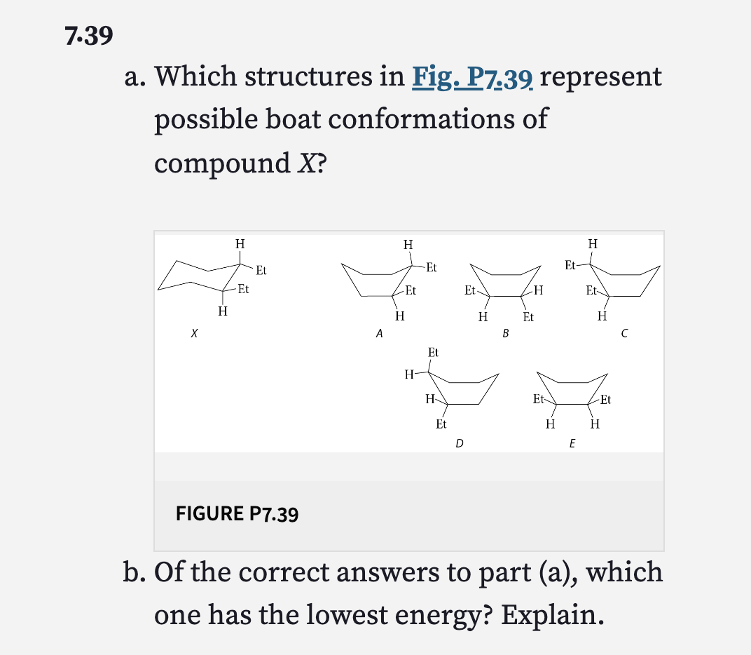 Solved a. Which structures in Fig. P7.39. represent possible | Chegg.com