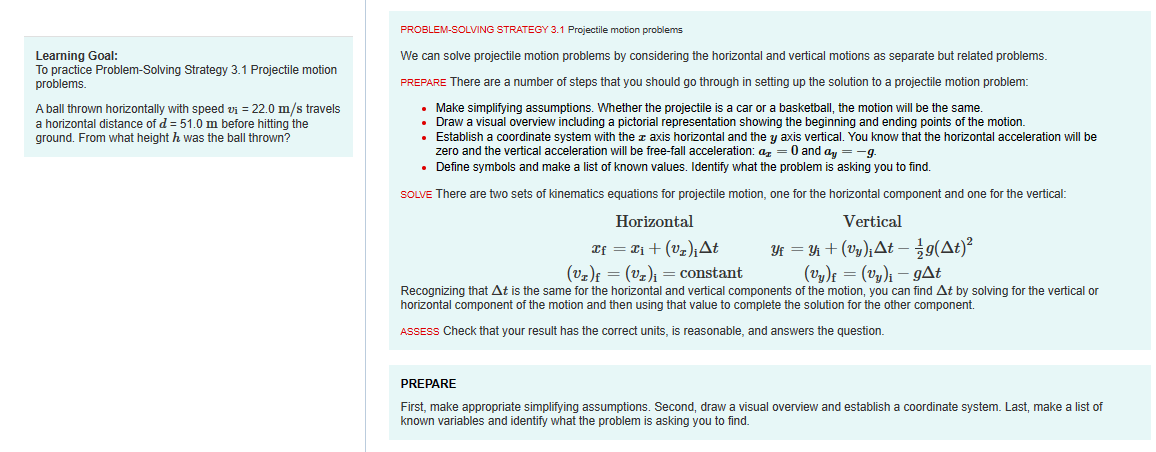 Solved Learning Goal: To practice Problem-Solving Strategy | Chegg.com