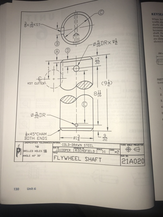 Solved When keyseats and keyways are dimensioned with | Chegg.com