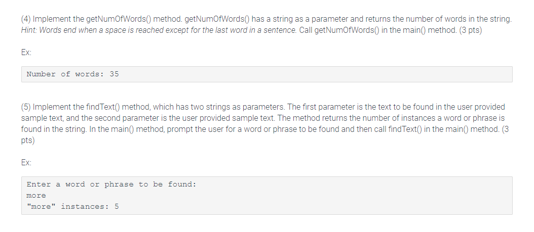 Solved 9.24 LAB*: Program: Authoring assistant (1) Prompt | Chegg.com