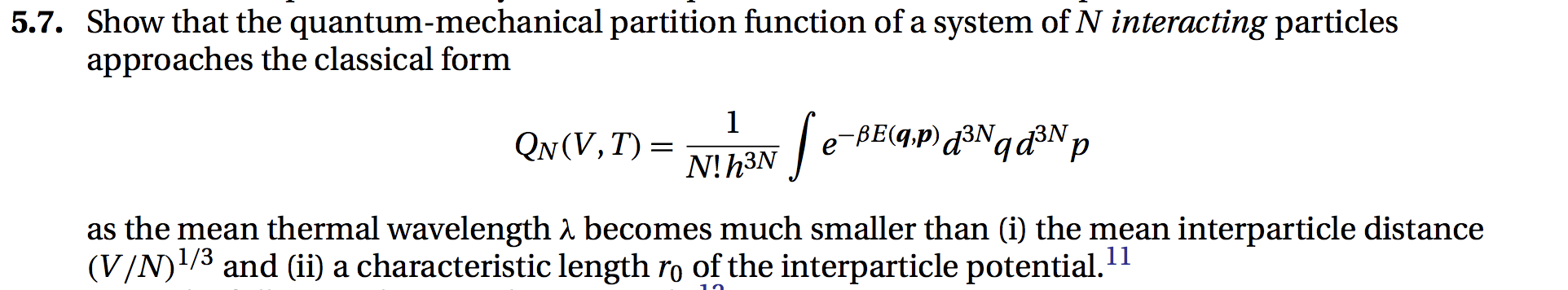 Pathria Problem 5.7 - Statistical Mechanics | Chegg.com