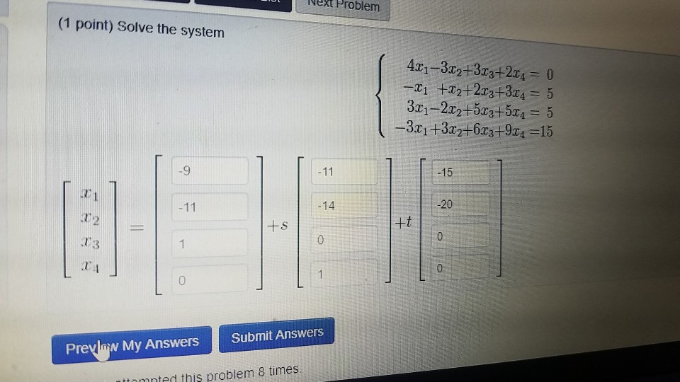 Solved W3 Fall19: Problem 2 Previous Problem Problem List | Chegg.com
