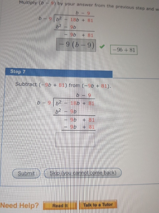 Solved Multiply (b 9) by your answer from the previous step | Chegg.com