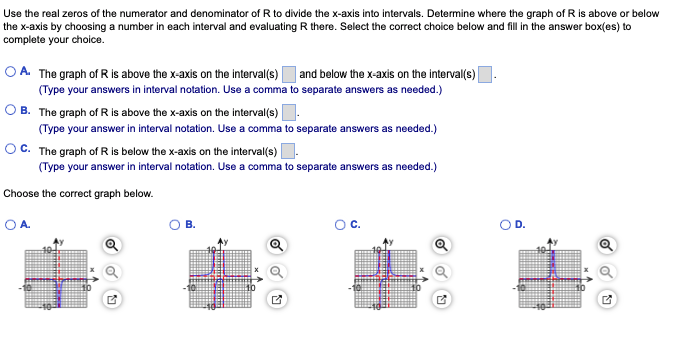 Solved Follow the steps for graphing a rational function to | Chegg.com