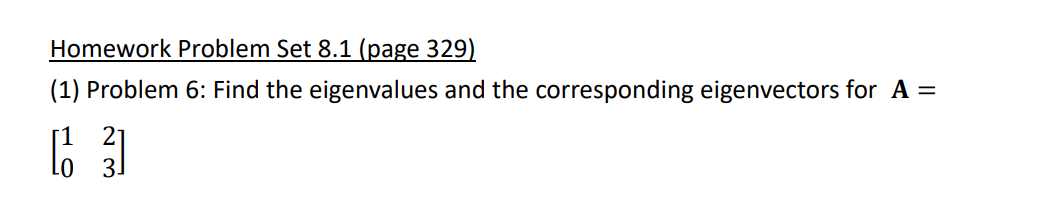 Solved Homework Problem Set 8 1 Page 329 1 ﻿problem 6