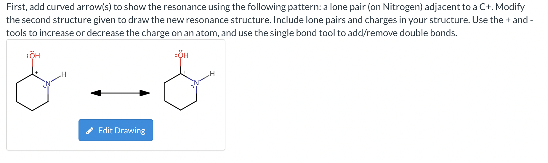 Solved First, add curved arrow(s) to show the resonance | Chegg.com