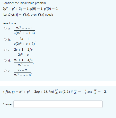 Solved Consider the initial value problem | Chegg.com