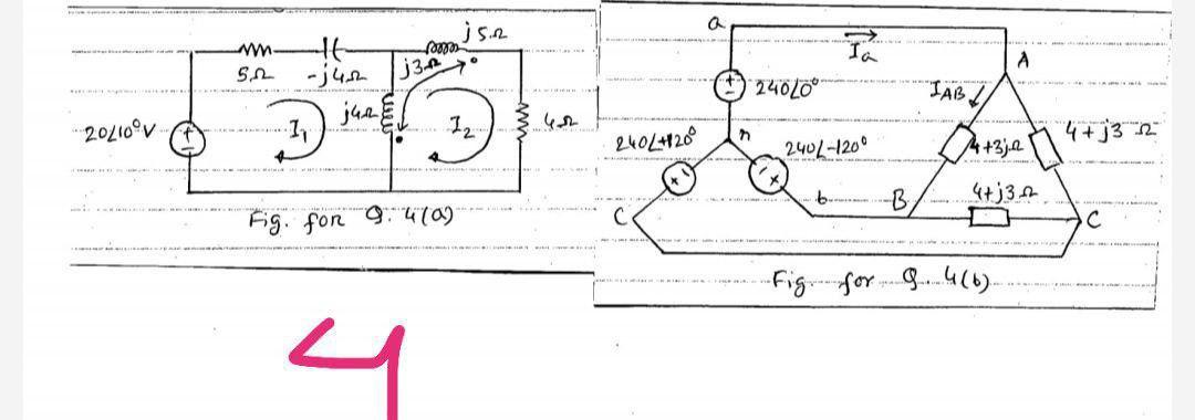 Solved Fig. for 9:4(a) Fig for 9.4(b)4. (a) Find the mesh | Chegg.com