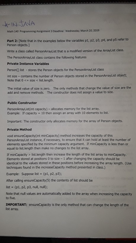 Solved Math 140 Programming Assignment 3 Deadline: | Chegg.com