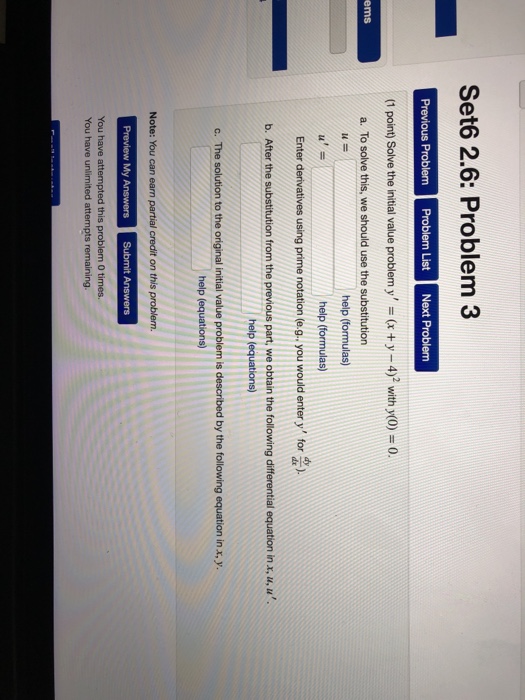 Solved Set6 2.6: Problem 3 Previous Praoblem Problem Lst | Chegg.com