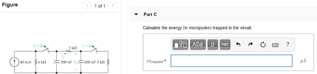 Solved Figure 1 of 1 Part Calculate the energy (in | Chegg.com