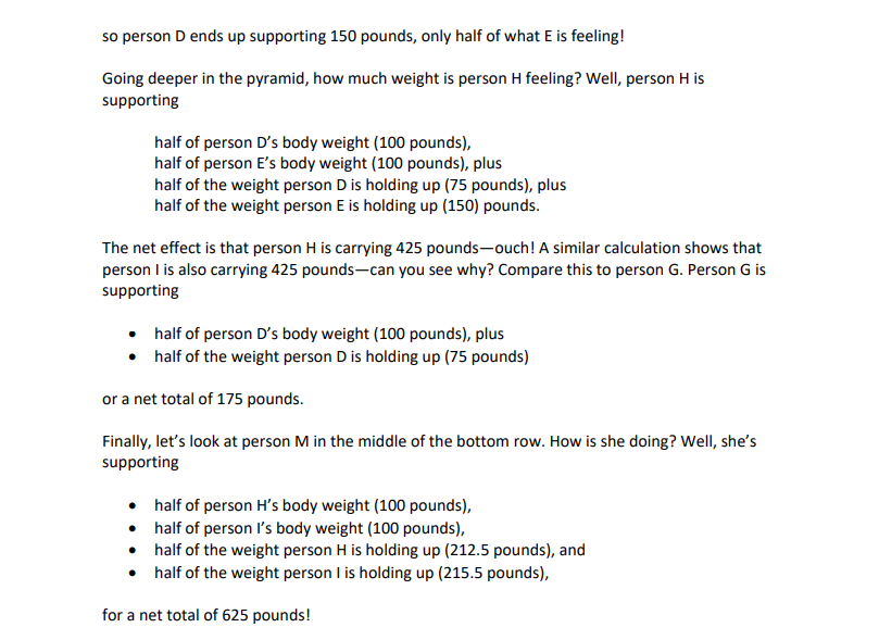 Solved Project 2: Human Pyramids cS 1410 Background A human | Chegg.com