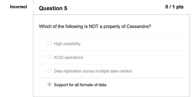Solved 1. Which properties in the CAP theorem do | Chegg.com