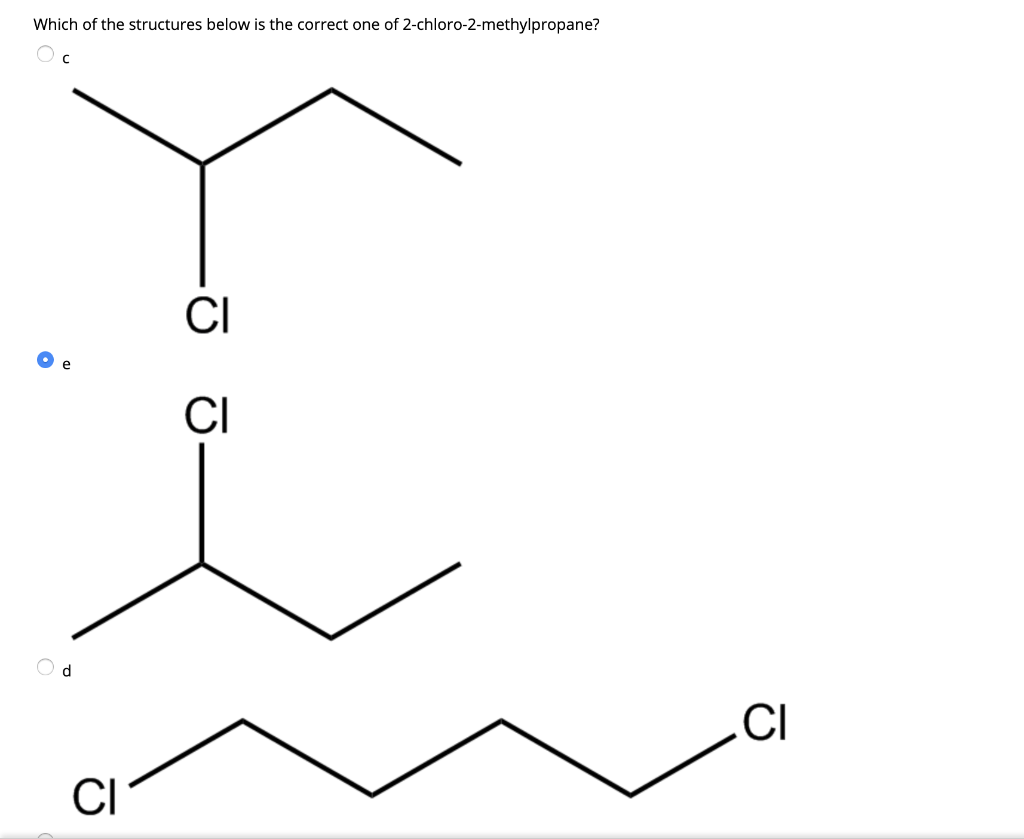 Solved Which of the structures below is the correct one of | Chegg.com