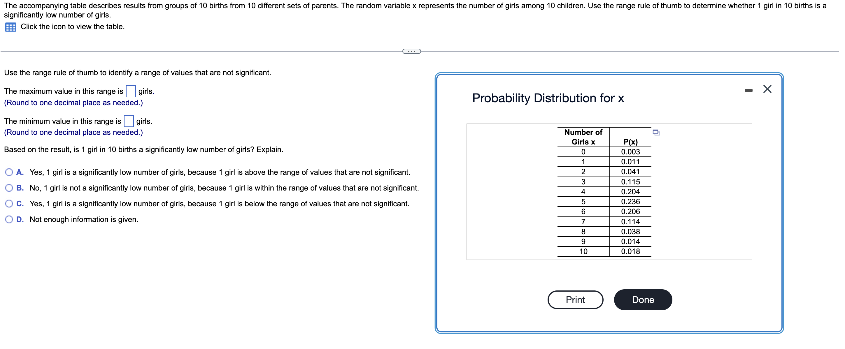 Solved Use the range rule of thumb to identify a range of | Chegg.com