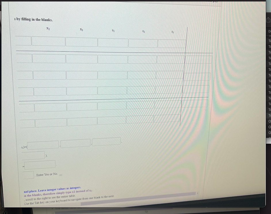 Simplex method, Part I: A Simplex tableau of a Linear | Chegg.com
