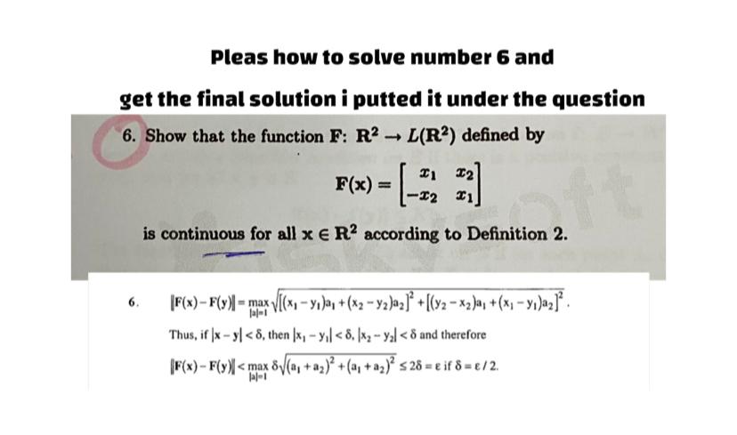 Solved Pleas how to solve number 6 and get the final | Chegg.com
