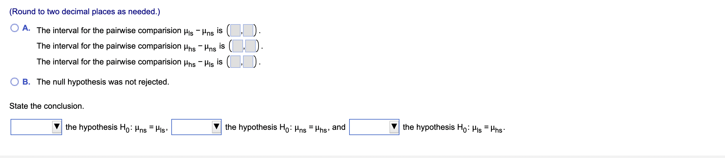 Solved Determine the F-test statistic based on the given | Chegg.com