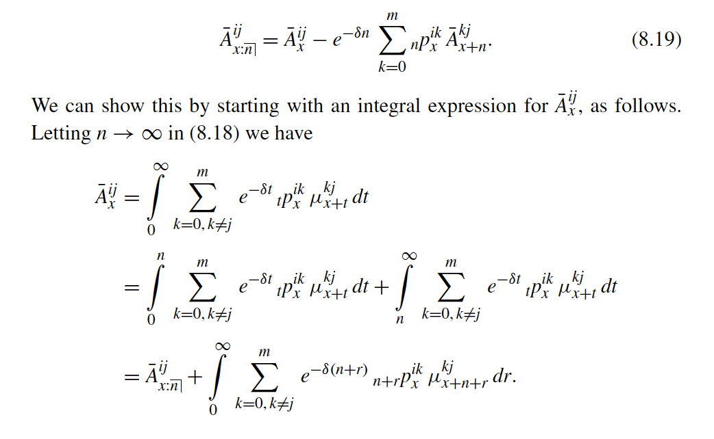 Suppose we have a life aged x currently in State i of | Chegg.com