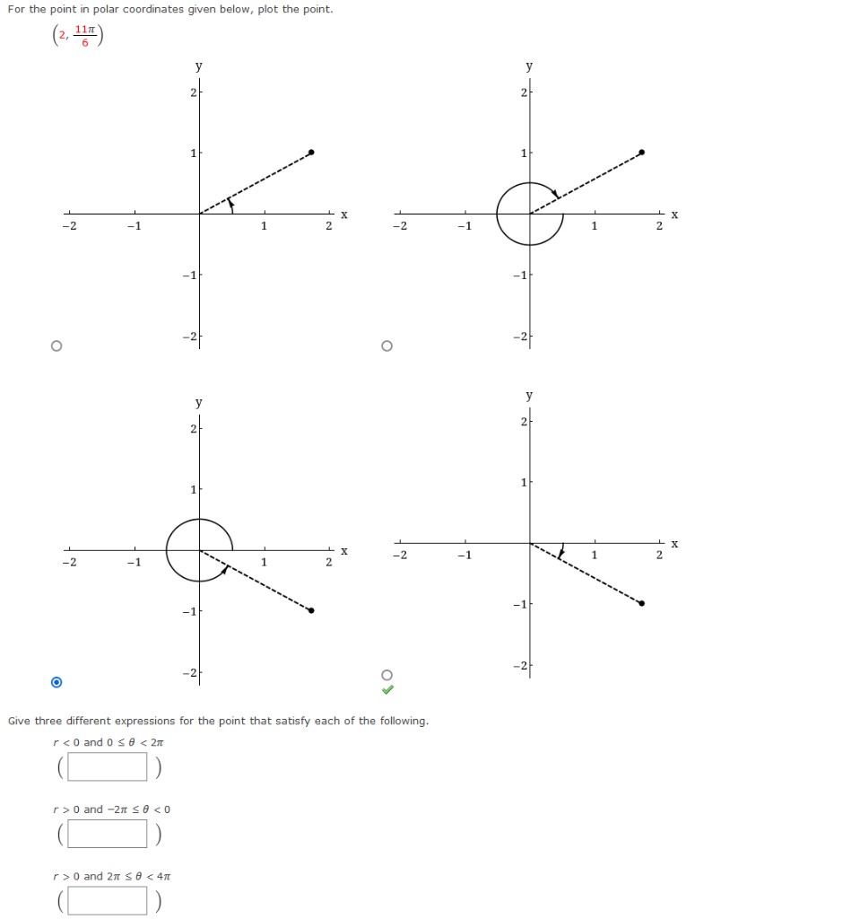 Solved Give three different expressions for the point that | Chegg.com